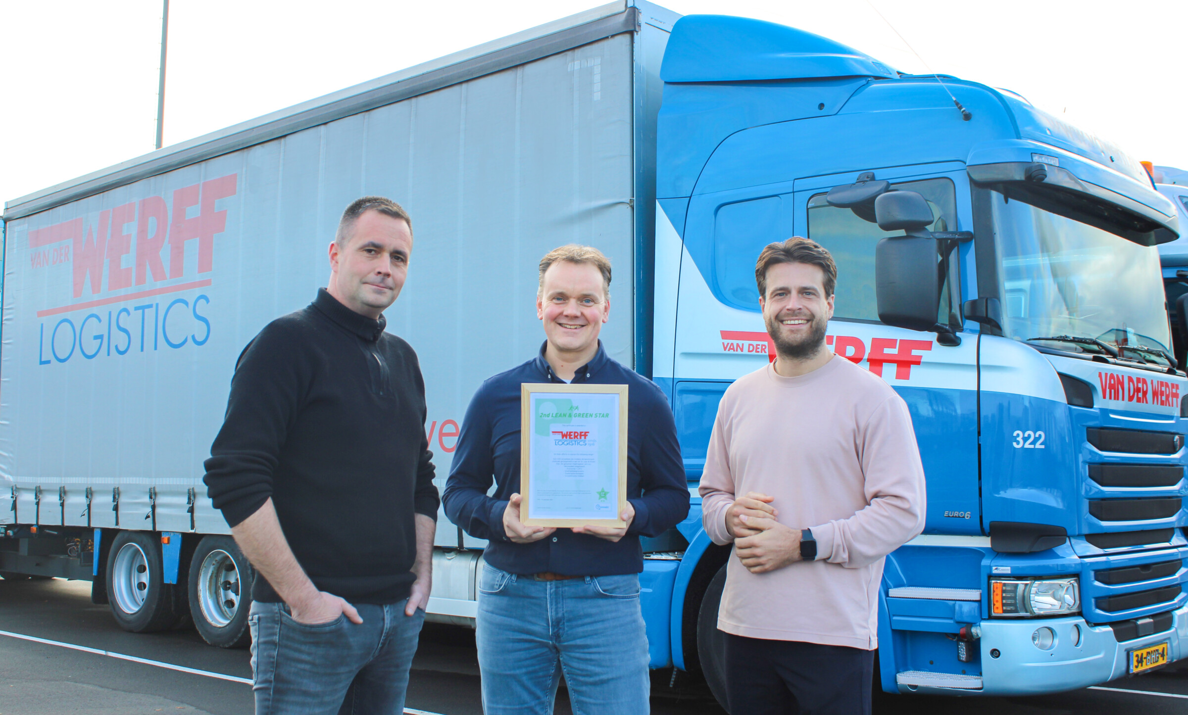 Van der Werff Logistics behaalt tweede Lean & Green Star - Lean & Green